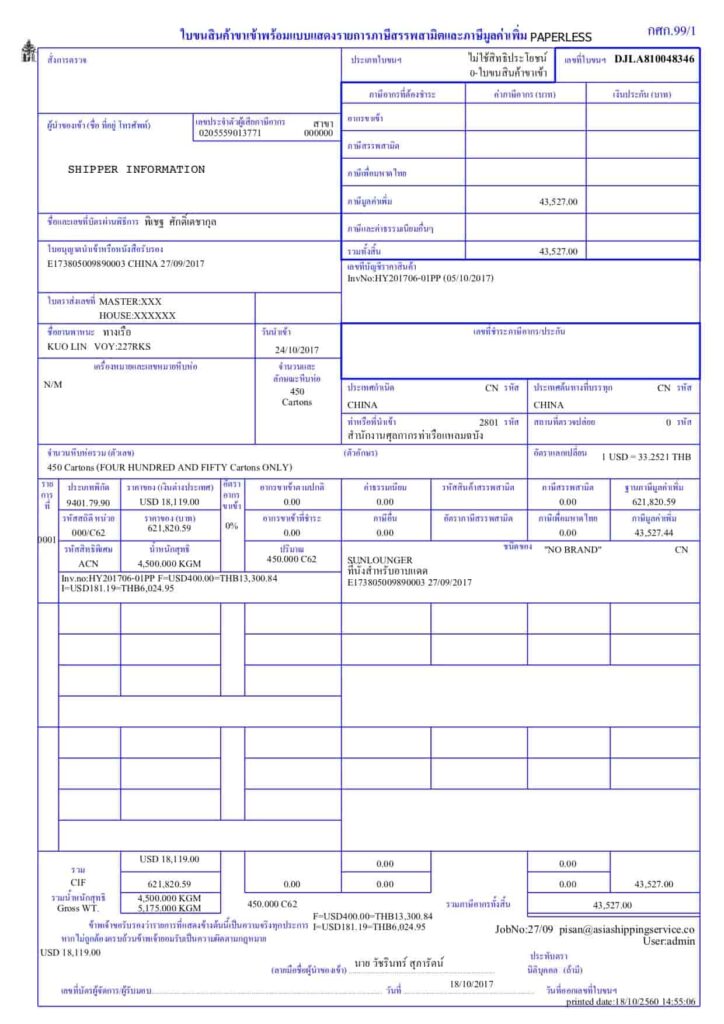 🧾 Customs clearance services in Thailand 🇹🇭 - SIAM Shipping