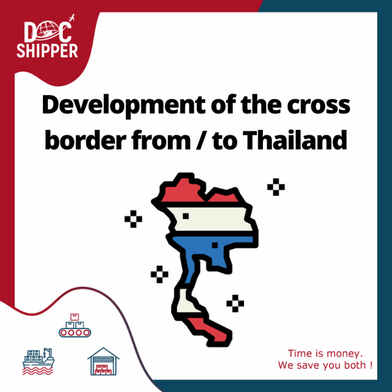 Development of the cross border from / to Thailand - 🥇SIAM Shipping